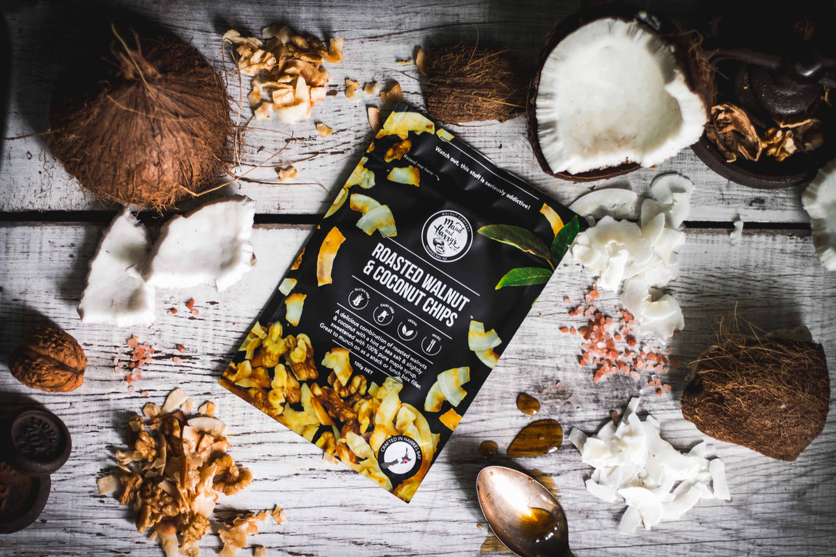 Walnut and Coconut Chips – Maud and Harry's Walnut Company